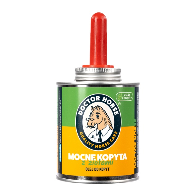 Mocne kopyta z Ziołami – Olej do kopyt puszka 450ml | Sklep Doctor Horse